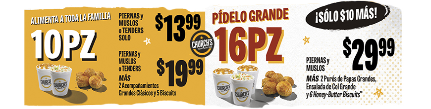 ¡Anota un "Golazo" con Church’s Chicken! Lanzan Promoción de Locura ...